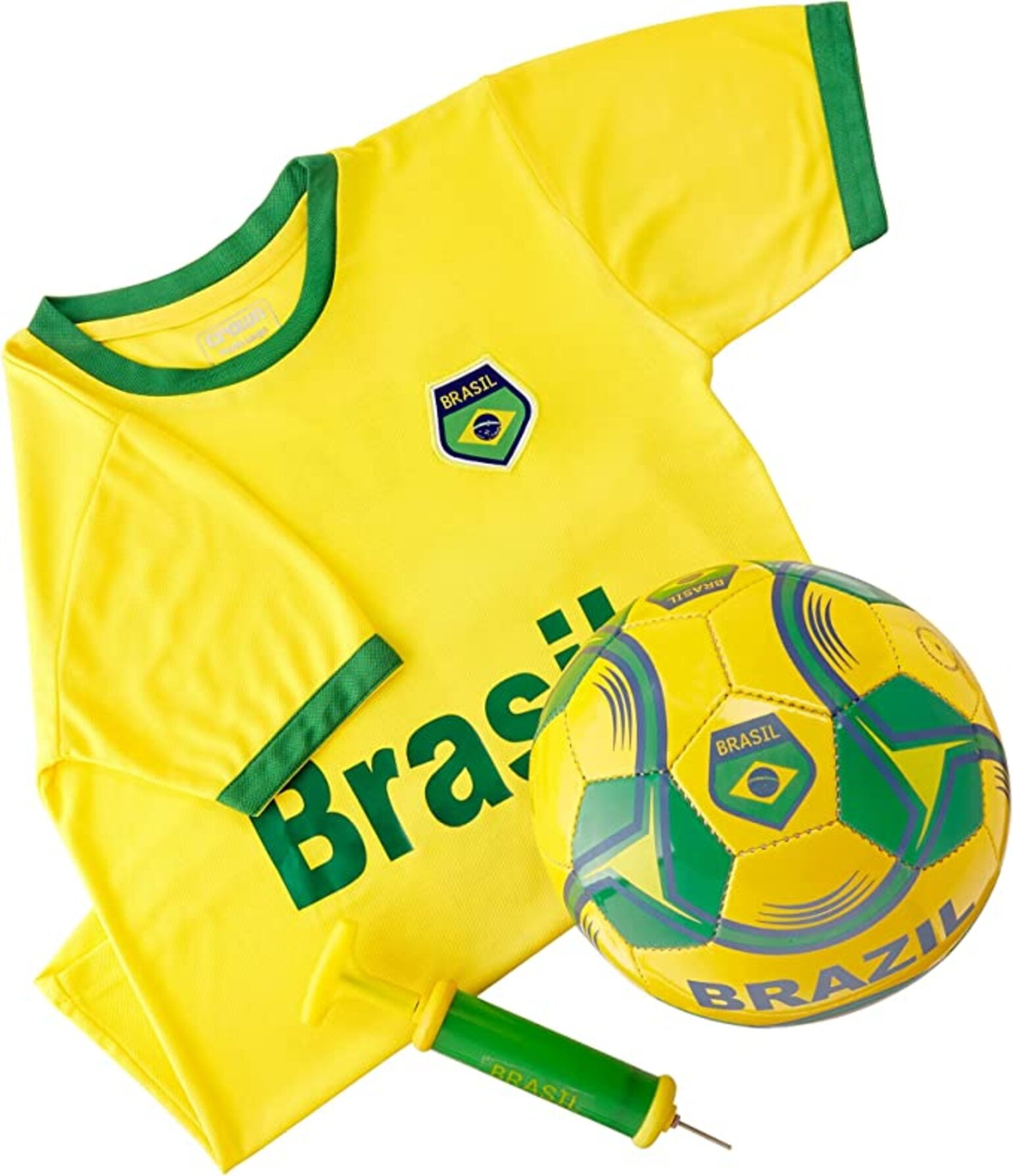 Brazil National Team Kids Soccer Kit | Kit Includes a Jersey, Shorts ...