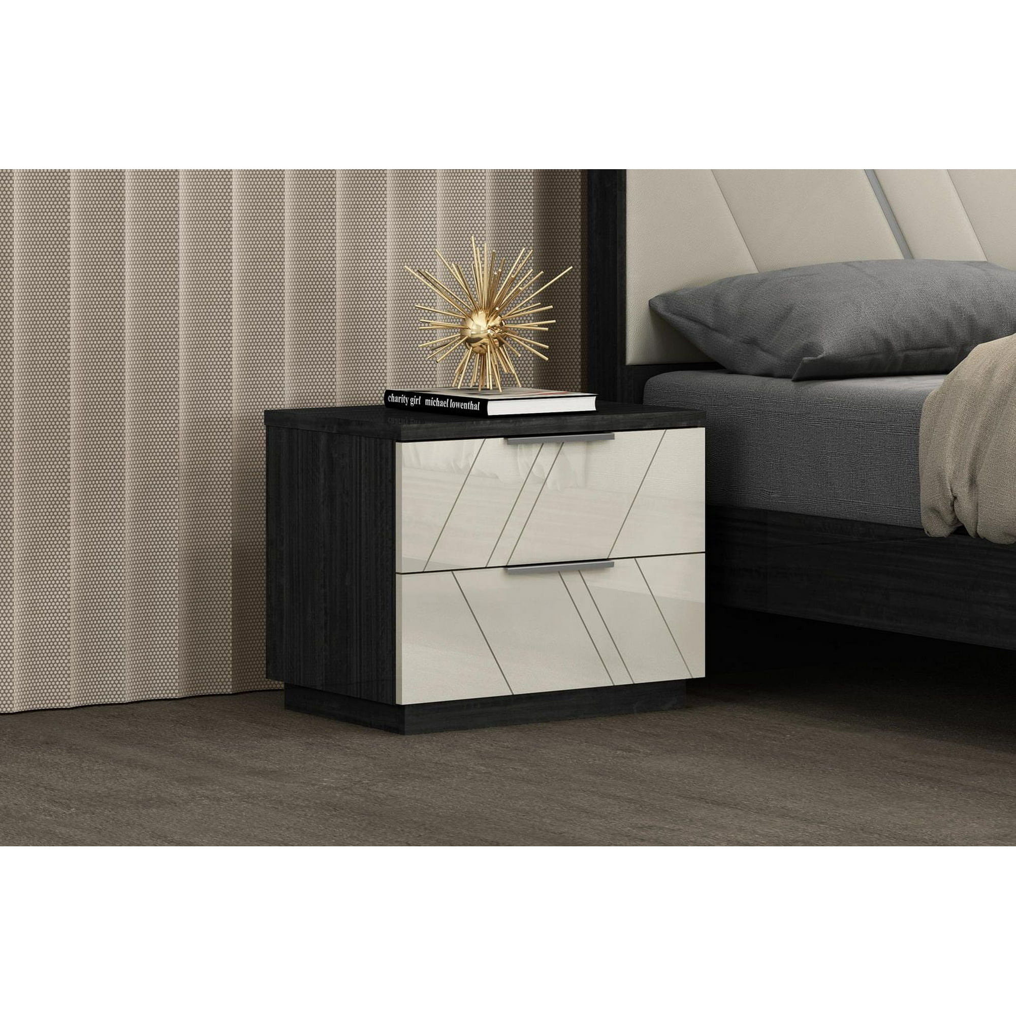 Click here for K-Living Travis Nightstand With Wireless Charger A... prices