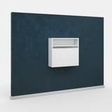 Ada Home Decor - Wall-Mounted Foldable 4 Tier White Desk - Walmart.com