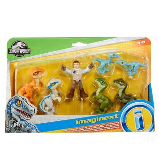 Fisher-Price Imaginext Jurassic World Raptor Trainer Owen Set - Walmart.com