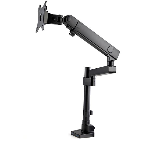 StarTech Desk Mount Monitor Arm With 2x USB 3.0 Ports, Pole Mount Full ...