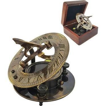 Indian Nautical Instruments 2 inches Vintage Compass Replica Brass ...