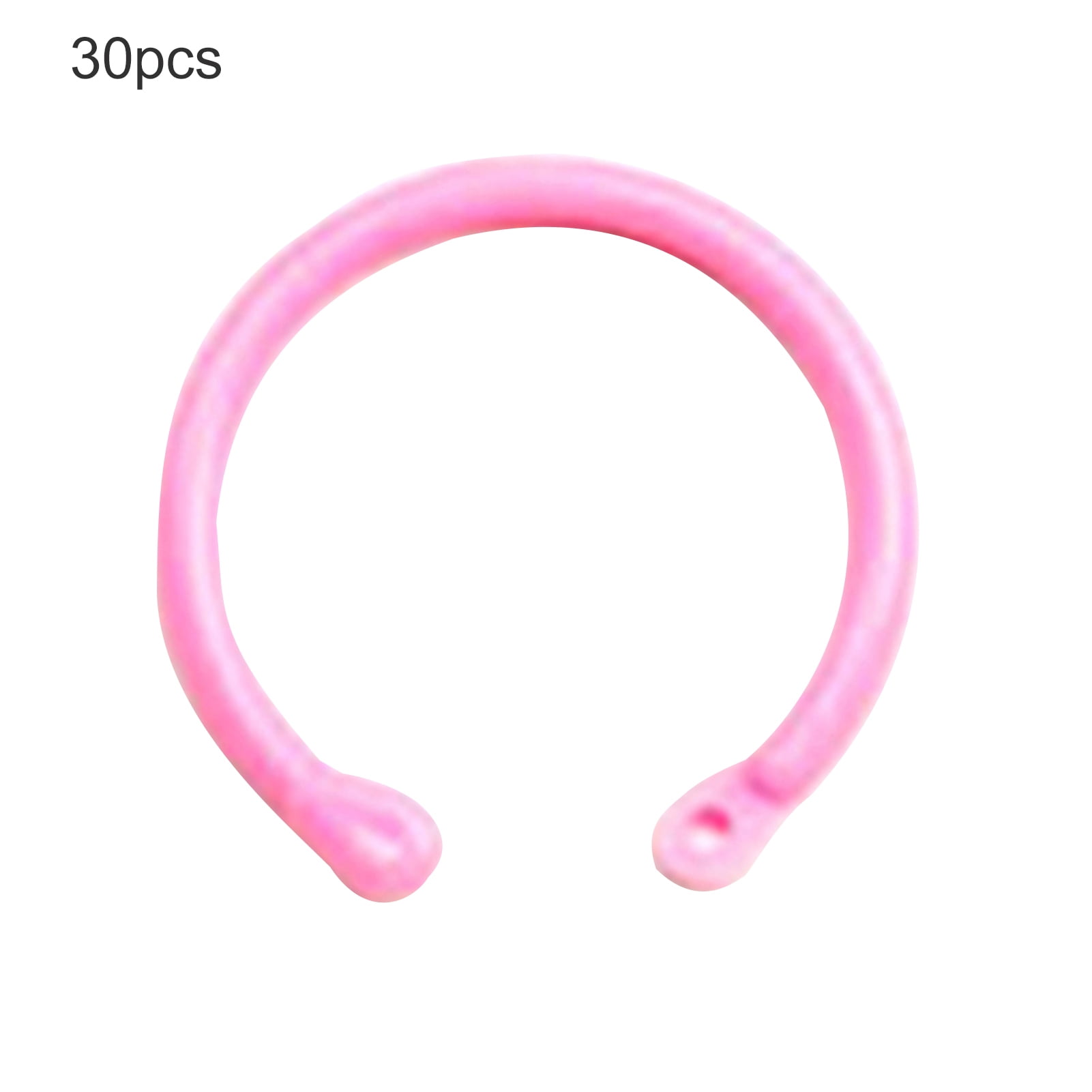 Papaba Binding Rings,30Pcs Binding Ring Candy Color Hole Plastic ...