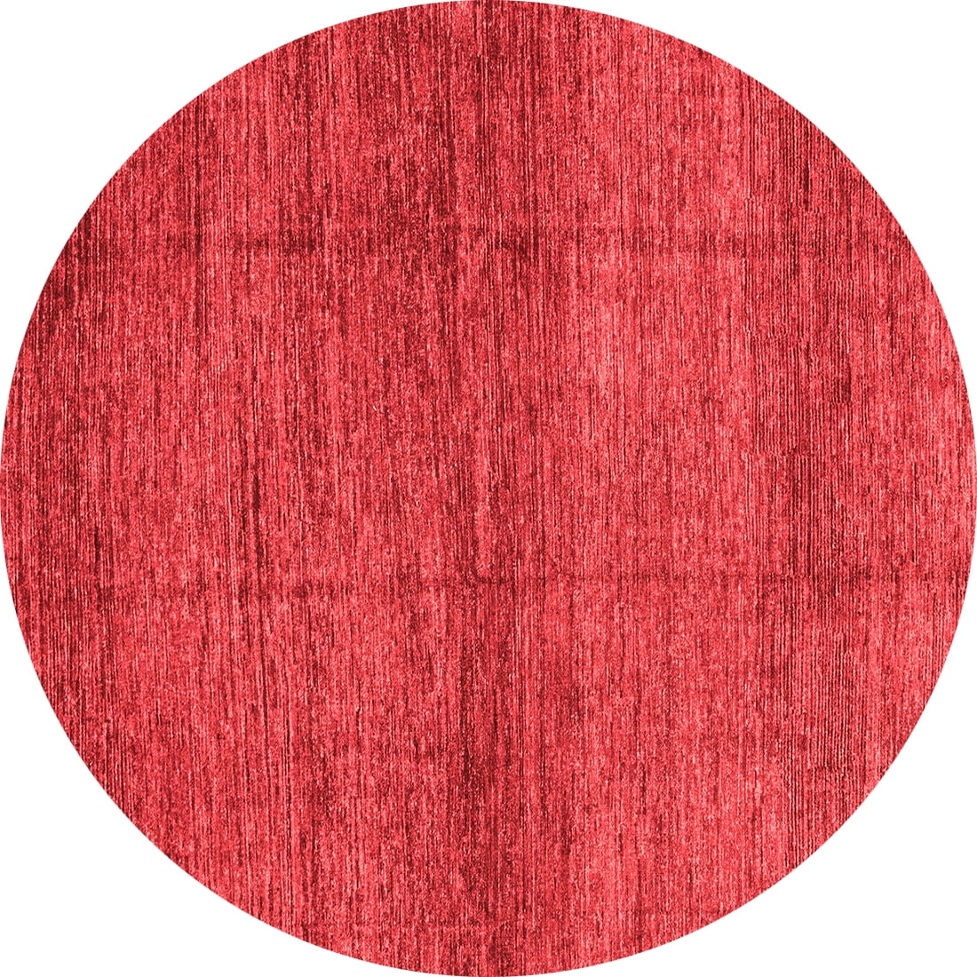 Ahgly Company Machine Washable Indoor Round Abstract Red Modern Area ...