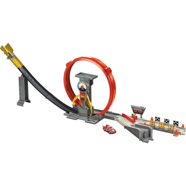 Disney Pixar Cars XRS Rocket Racing Super Loop Race Set With Lightning ...