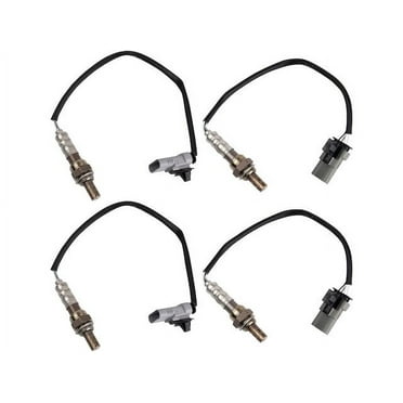 Ruiya 4Pcs Upstream + Downstream For 2003-2005 Chevrolet Avalanche 1500, GMC Sierra 1500 ...