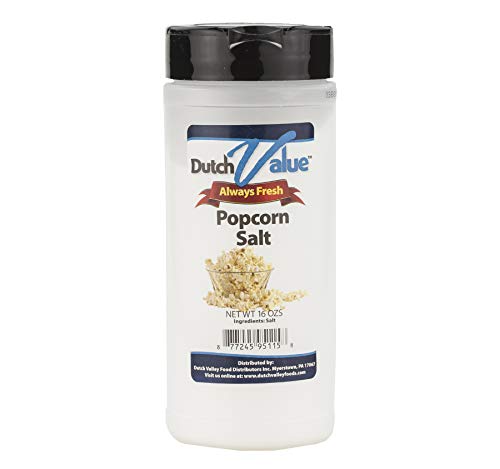 Dutch Value Popcorn Salt- Two 16 oz. Bottles (Fine Salt) - Walmart.com