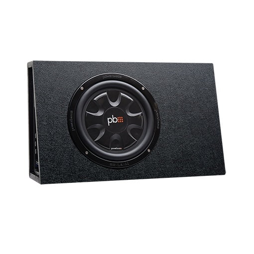 Powerbass PS-WB101T 550W Single 10? Thin Loaded Subwoofer Enclosure ...