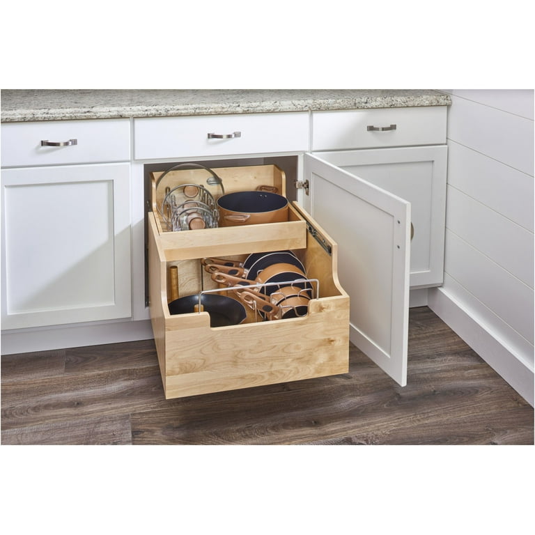 Rev a shelf wood pull out drawer store