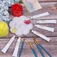 1Set 36Pcs Blank Aluminum Tube for Oil Paint with 1Pc Self-adhesive ...