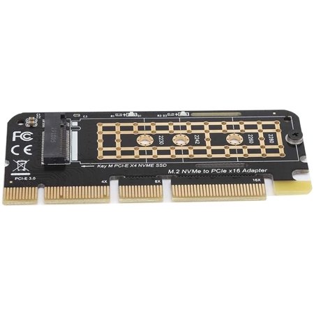 M.2 SSD to PCI-E X16 Adapter, M.2 to PCI-E3.0 X16 High-Speed Expansion ...