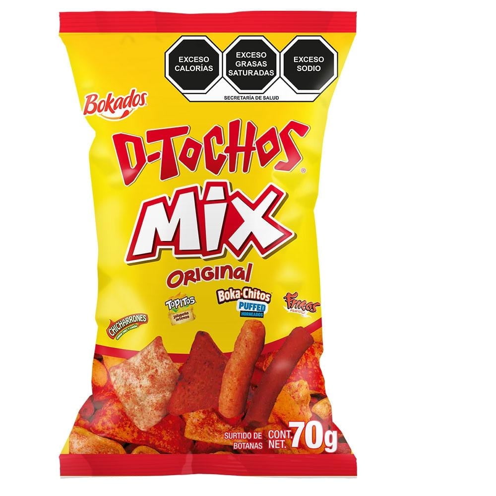 Surtido de botanas Bokados D-Tochos mix original 70 g | Walmart en línea