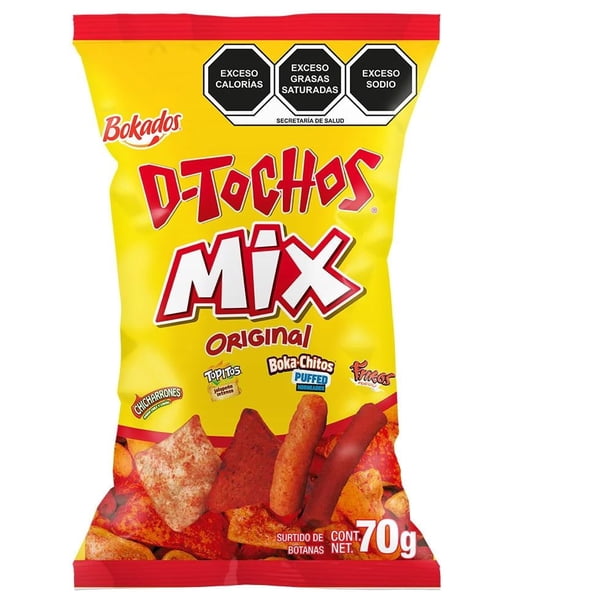 Surtido de botanas Bokados D-Tochos mix original 70 g | Walmart en línea