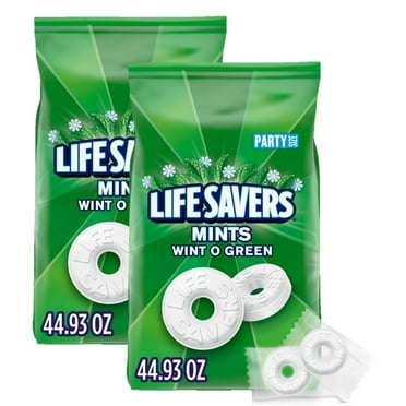 LIFE SAVERS Wint-O-Green Mints Rolls Single Size .84 Ounce 20-Count Box ...