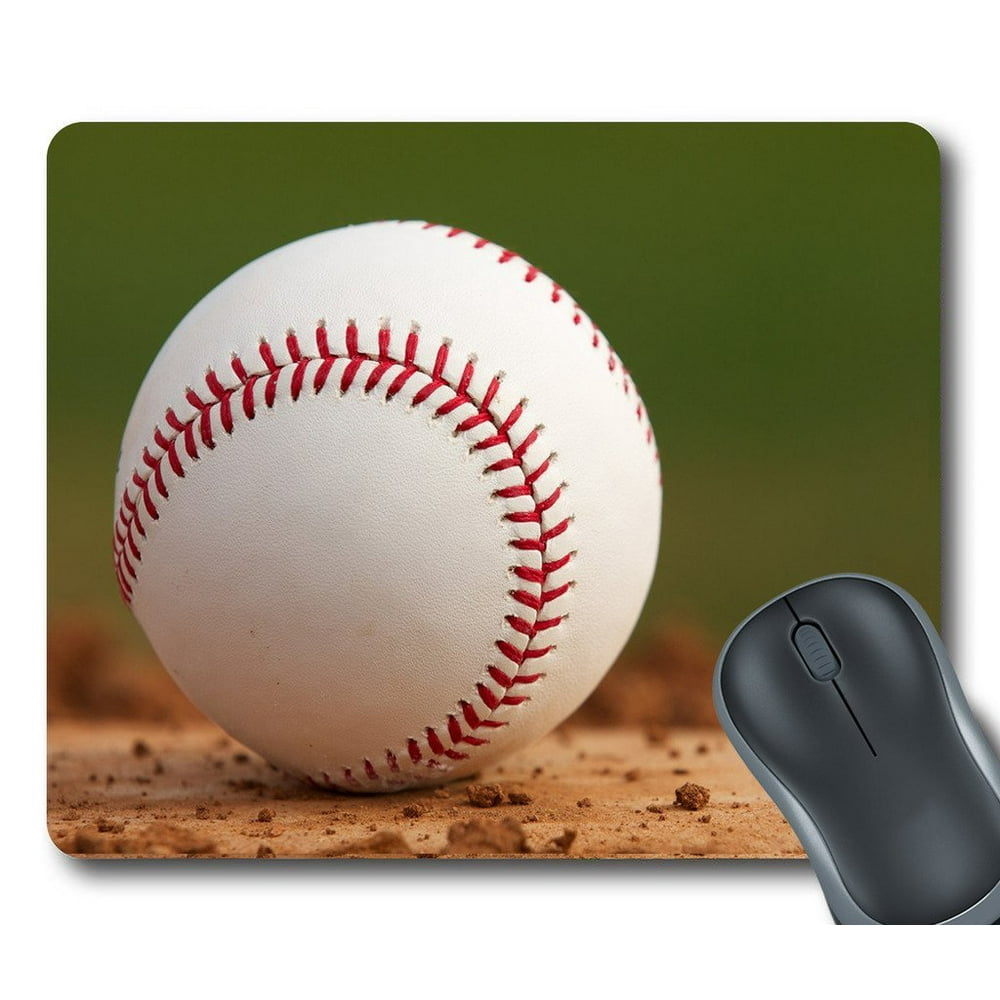 GCKG Baseball Sports Mouse Pad Personalized Unique Rectangle Gaming ...