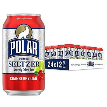 Polar Zero Calorie Raspberry Lime Sparkling Seltzer Water, 12 fl oz, 8 Pack Cans,pack of 1 ...