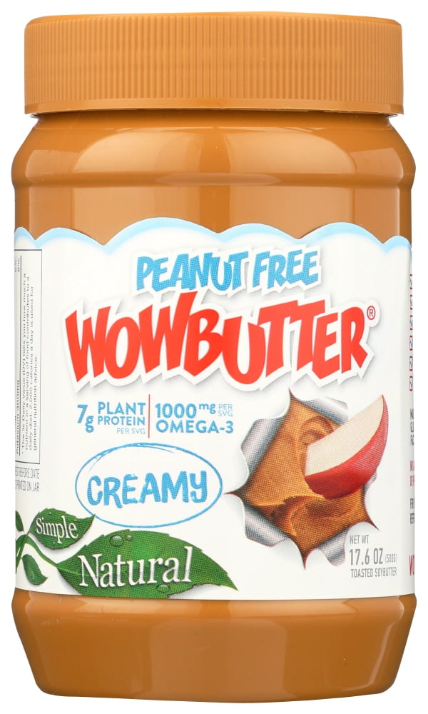 Wowbutter Creamy Peanut Free Spread , 17.6 Oz - Walmart.com - Walmart.com