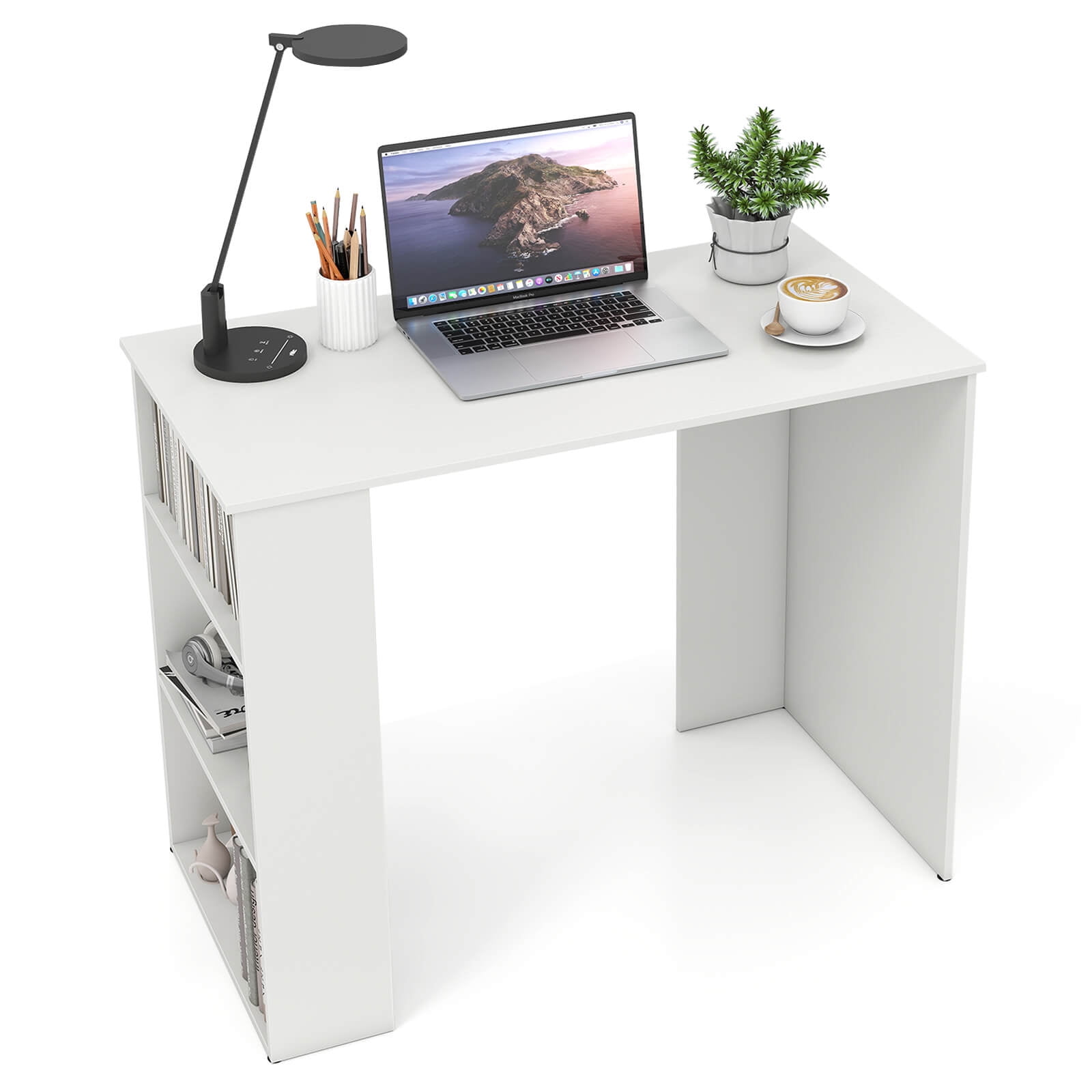 Click here for Costway 35.5 Compact Pc Laptop Desk Modern Style O... prices