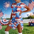 DHFJKG Womens 2 Piece Skirts Set American Flag Print Loose Fit ...