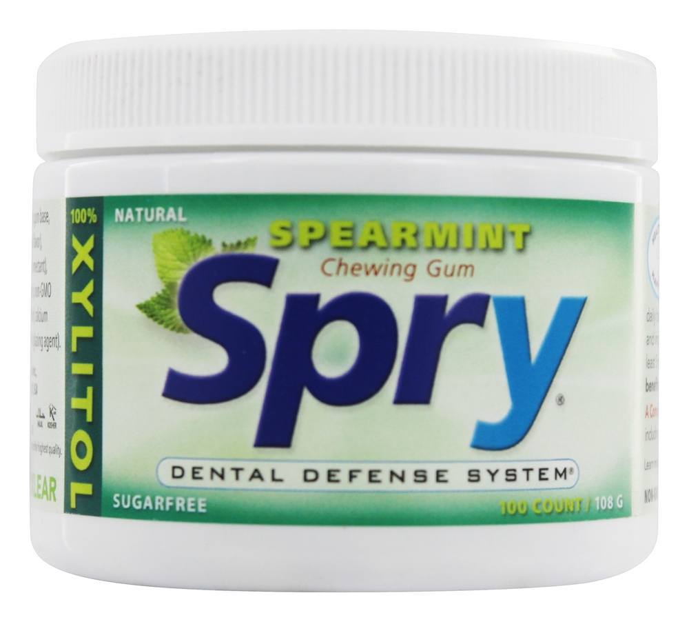 Xlear - Spry Chewing Gum with Xylitol Spearmint - 100 Piece(s ...
