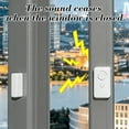 FUDUUIU Magnetic Door Alarm Sensor Wireless Home Security System Window Entry Alert with Loud ...