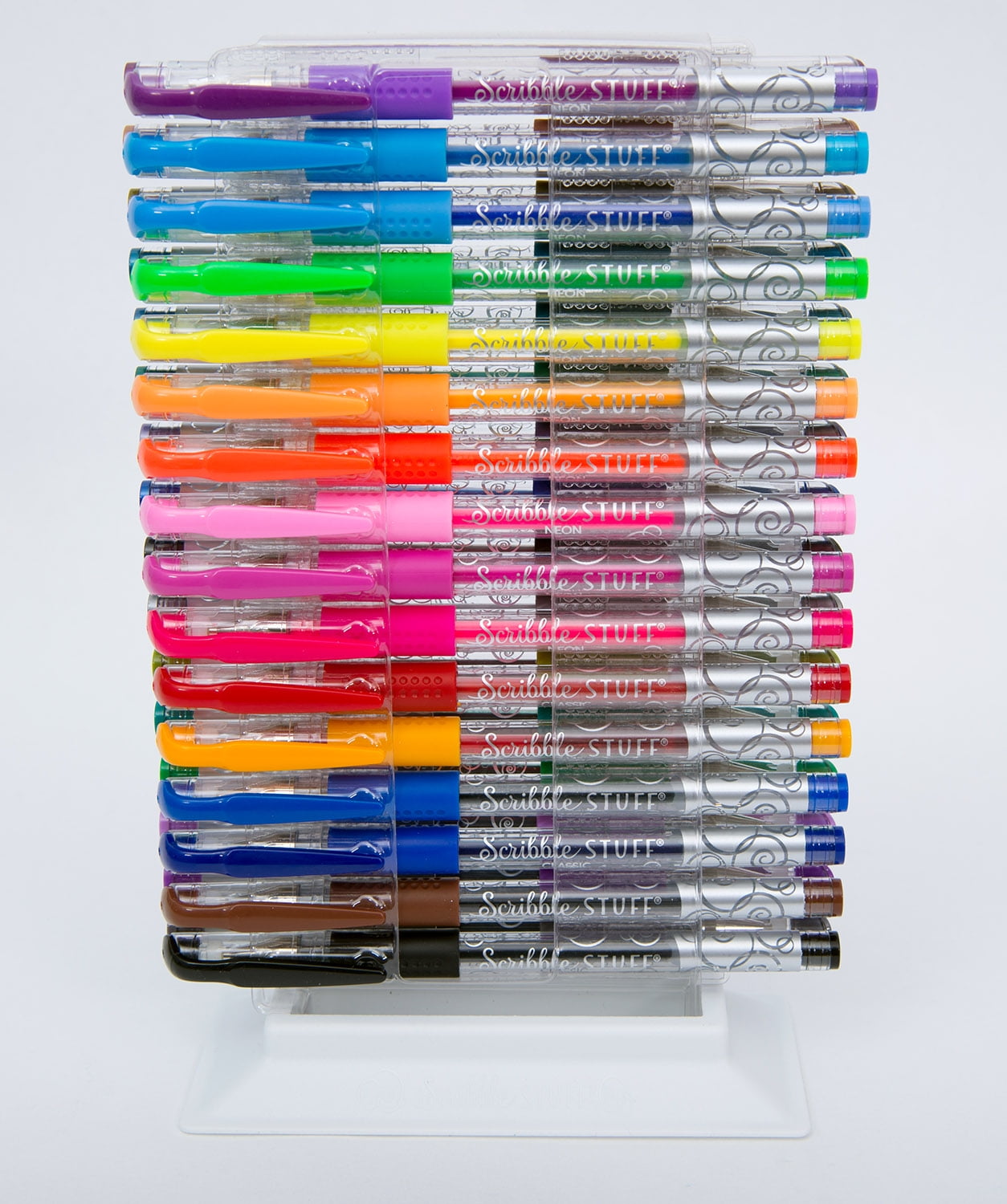 Scribble Stuff 32 Count Gel Pens Tower. An assortment of 12 classic, 10 ...