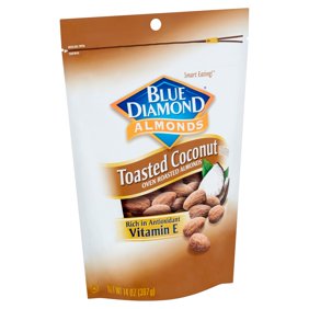 Blue Diamond Almonds Toasted Coconut Flavored 6 oz. Can - Walmart.com