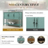 Aukfa Modern Console Table Entryway Table with with Storage, Green ...