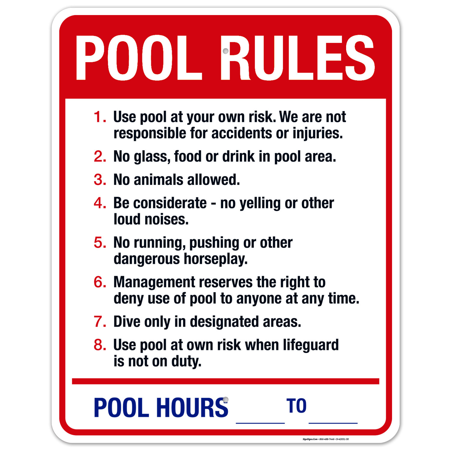 Pool Rules Sign Red Pool Sign Walmart Pool Rules Sign Red Pool Sign Walmart
