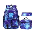 3Pcs Backpack Set, Large Capacity Bag Set With Lunch Bag And Pencil ...