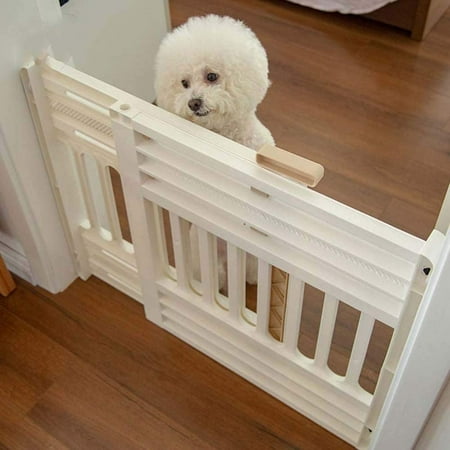 Stair Gate Dog Guard, Pet Portable Indoor Pla tic Barrier Protector ...
