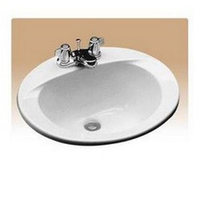Toto LT501.4 No.01 4 in. Drop in Vitreous China Bathroom Sink, Cotton ...