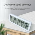LED Countdown Clock Digital Timer 999 Days Retirement Reusable Clock Vacation Timer Wedding ...