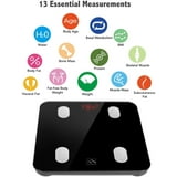 FITINDEX Bluetooth Body Fat Scale, Smart Wireless Digital Weight Scale ...