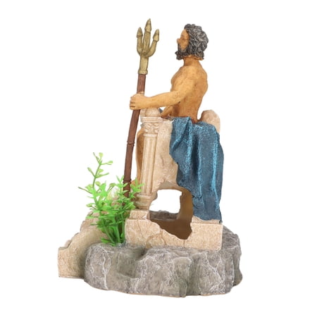 King Statue Fish Ornaments, Safe Natural Durable Hiding Places ...
