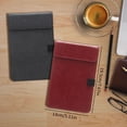 A6 Leather Clipboard with Metal Clip, Scratch & Wear Resistant Writing ...