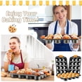 3 Pack Mini Cheesecake Pans Removable Bottom 12 Cavity Mini Cupcake Pan ...