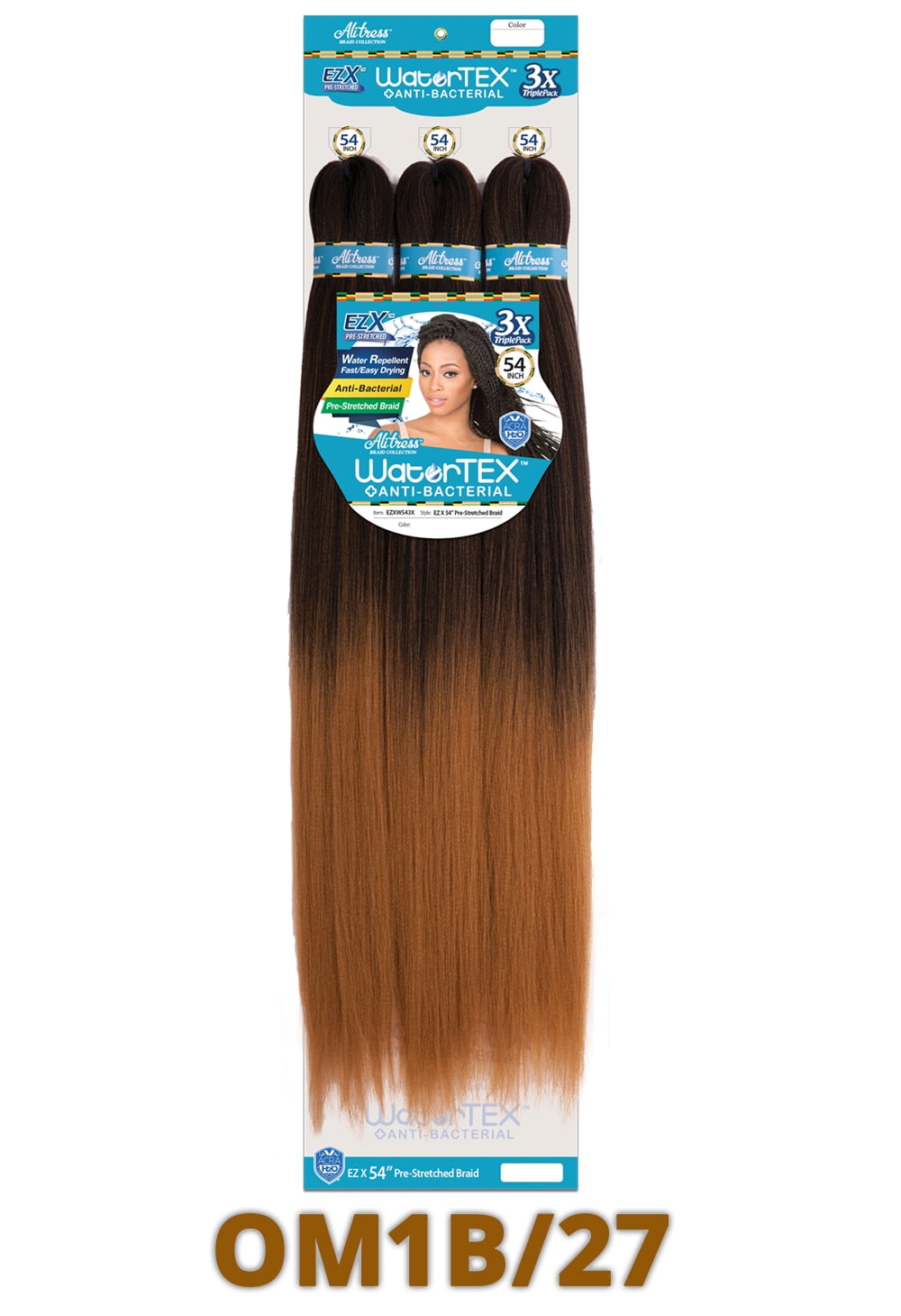 Ez X Watertex Pre-stretched Braid 54" (1/50) - Color UNI_PEACH ...
