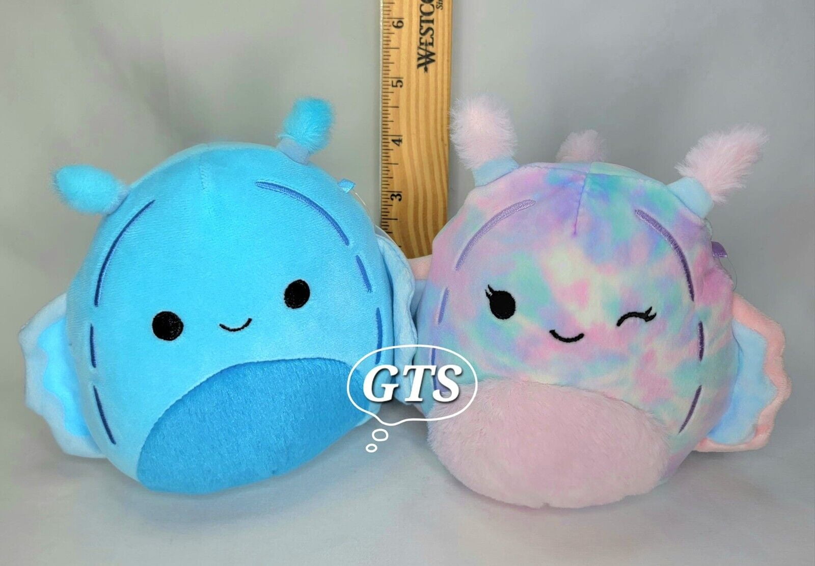 Squishmallow 5" Dottie and Josa Sea Slugs 2 PC Sea Life Plush Bundle ...