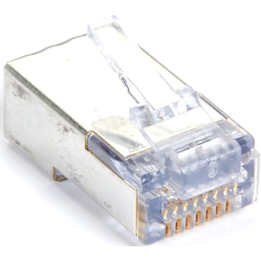 Black Box CAT6 EZ Shielded Plug - 50-Pack - Walmart.com