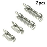 2PCS Spring Loaded Latch Bolt Stainless Steel Rebound Pin Window ...