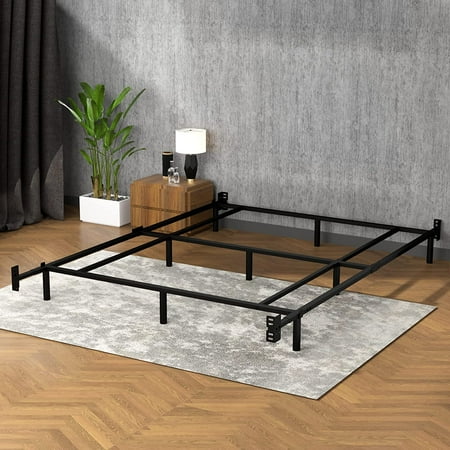 Full Metal Bed Frame Heavy Duty Platform Bed Frames Sturdy Steel Slat ...