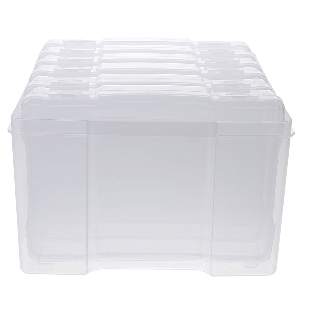 Hemoton Storage Box Picture Photo Organizer Greeting Keeper Containers ...