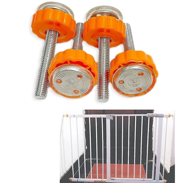 Sjq 4 Pack Wall Mounted Gate Guards For Stairs, Kitchen, Pet Doors ...