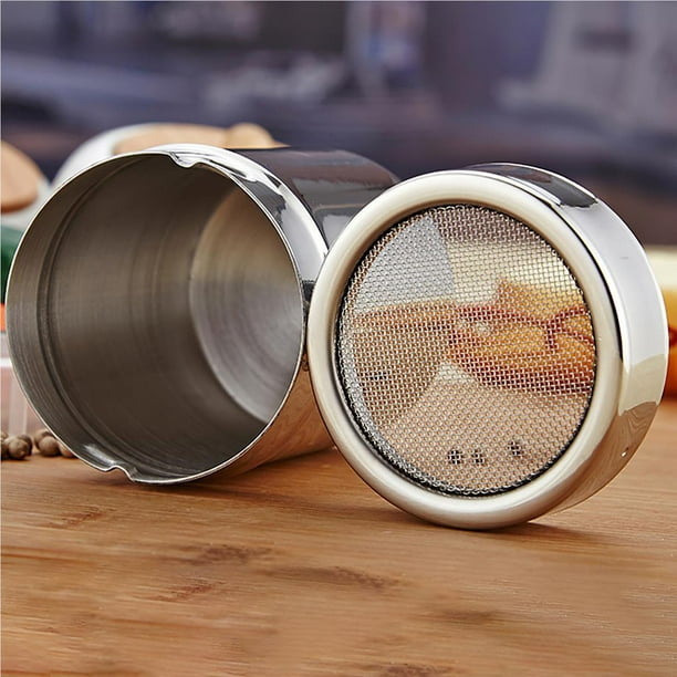 Powder Shaker Coffee Duster Stainless Steel Powder Chocolate Dredger ...