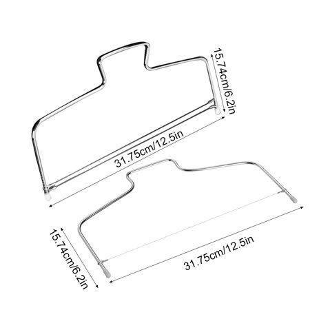 Cake Leveler Stainless Steel Wire Divider Kitchen Bread Layer Cheese ...