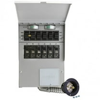 Reliance Controls 30 Amp 10 Circuit Electrical Manual Transfer Switch ...