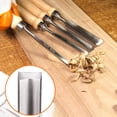 4PCS Wood Chisel Set,Curved Inner Bevel Woodworking Chisel Chrome ...