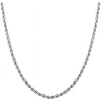 PORI JEWELERS Sterling Silver 1.7mm diamond cut rope chain necklace ...