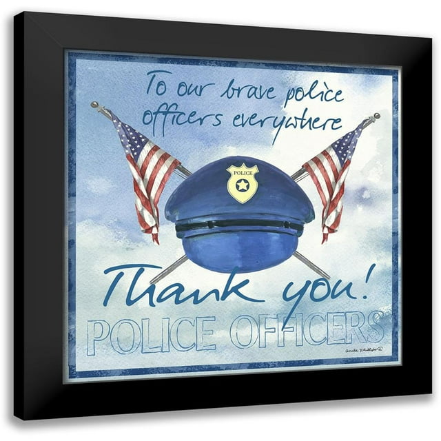 Phillips, Anita 20x20 Black Modern Framed Museum Art Print Titled ...